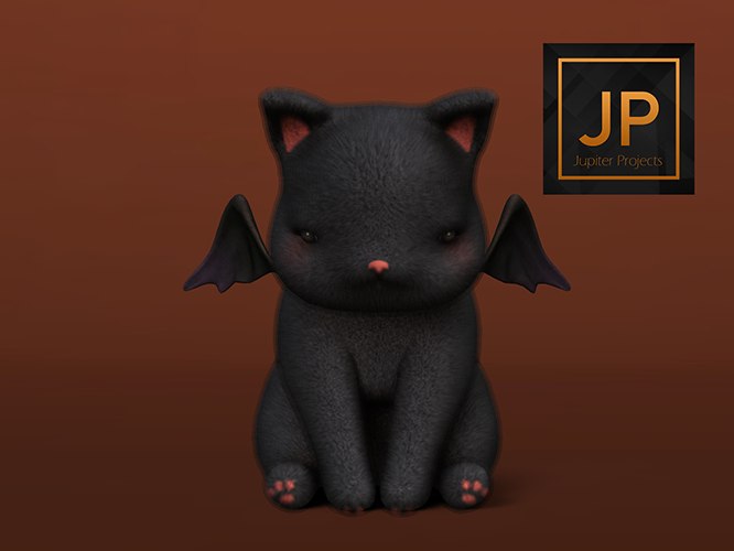Second Life Marketplace - 5.YOKAI - Boo Kitty - Kitty w Wings [night]